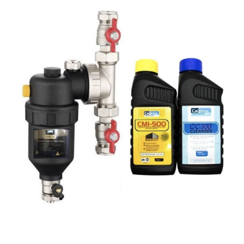 Calmag Central Heating 22Mm Magnetic Filter With Chemicals