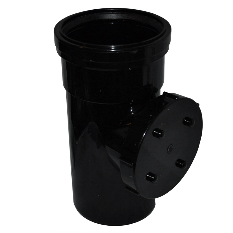 Soil Push Fit 110Mm Single Socket Access Pipe