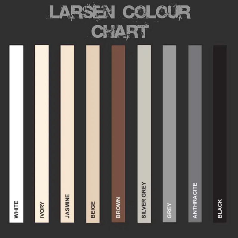 Larsen Colourfast 360 Flexible Grout 3kg - Anthracite